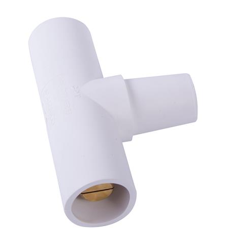 Cam Adapter Parallel Tee MMF, White #CPT-B