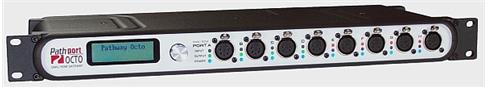 Pathport 8-Port Gateway Rack Mt Front XLR5F