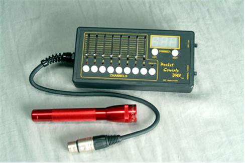The Pocket Console DMX Playback-8