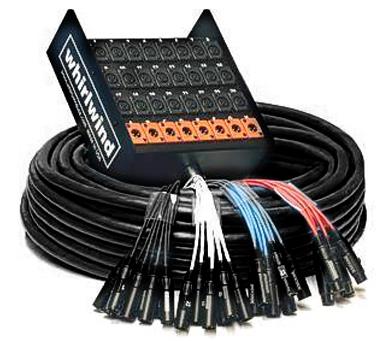 Whirlwind Mini 8-Ch XLR Snake 100'